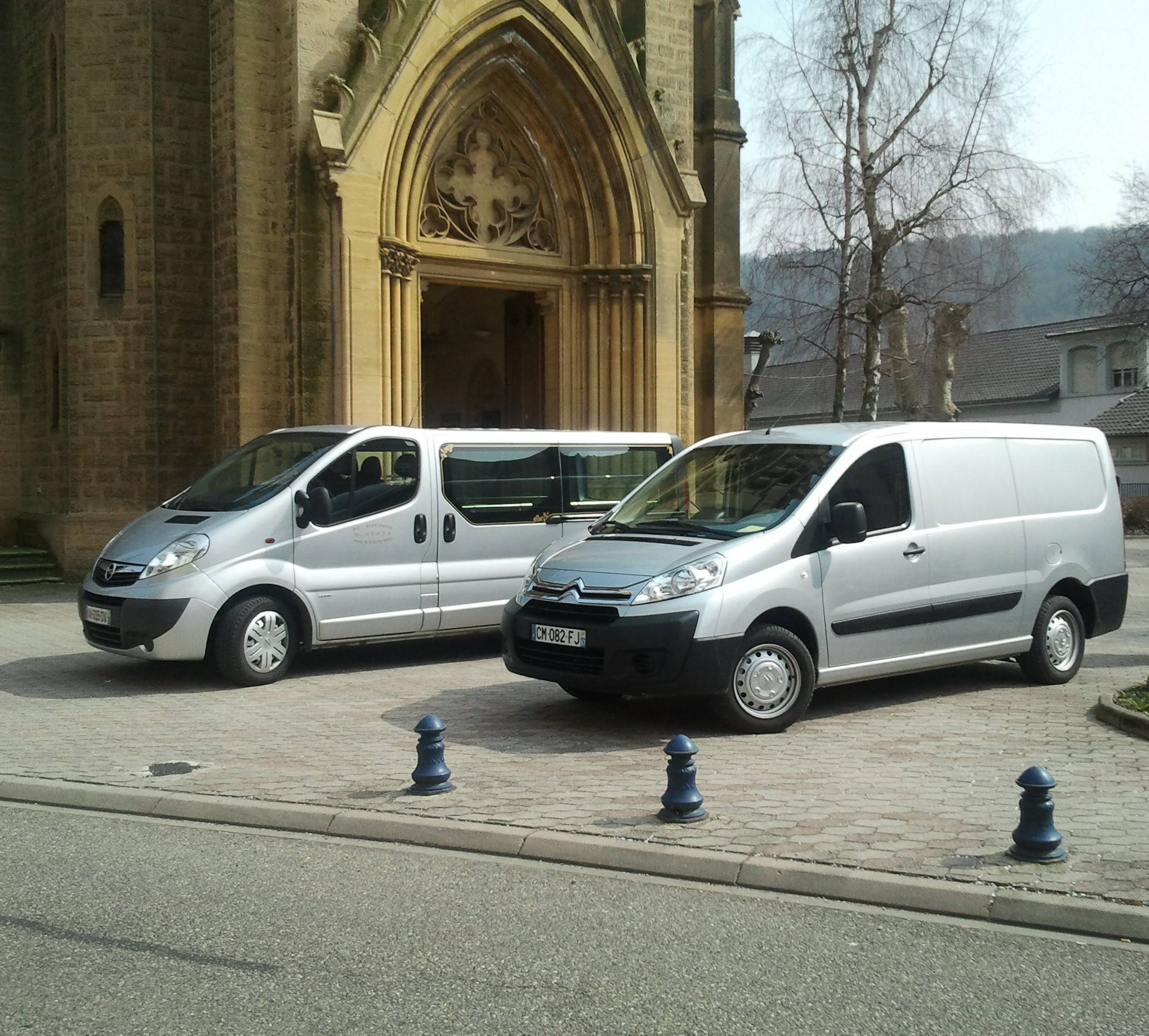 Transport funéraire près de Pierrevillers